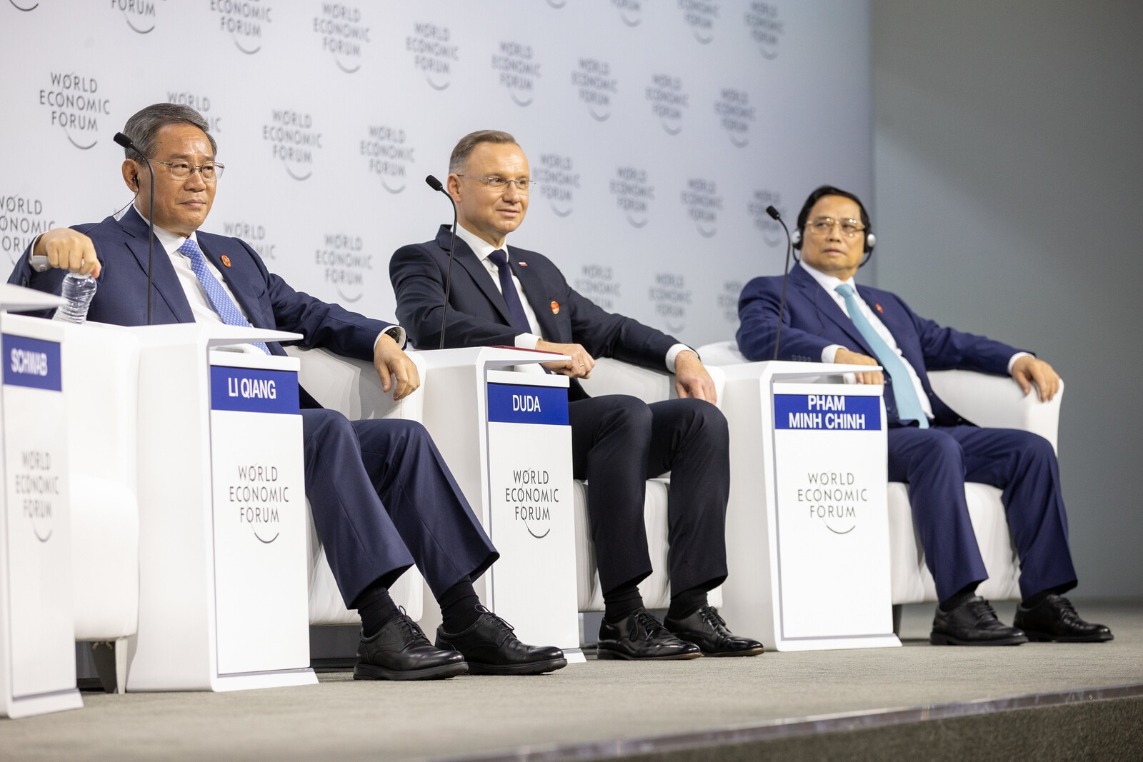 In pictures: Leaders talk global economy, China, climate, AI and more ...