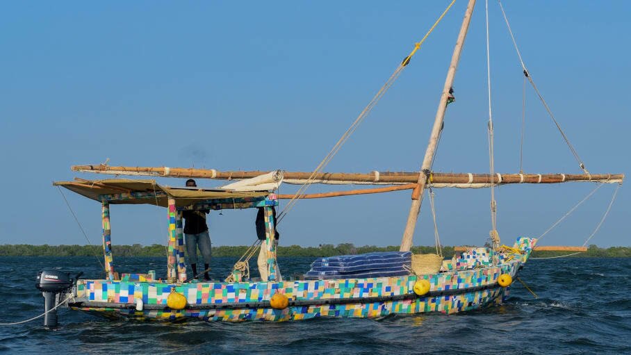Recycled boat from Africa tackles plastic pollution in world’s oceans ...