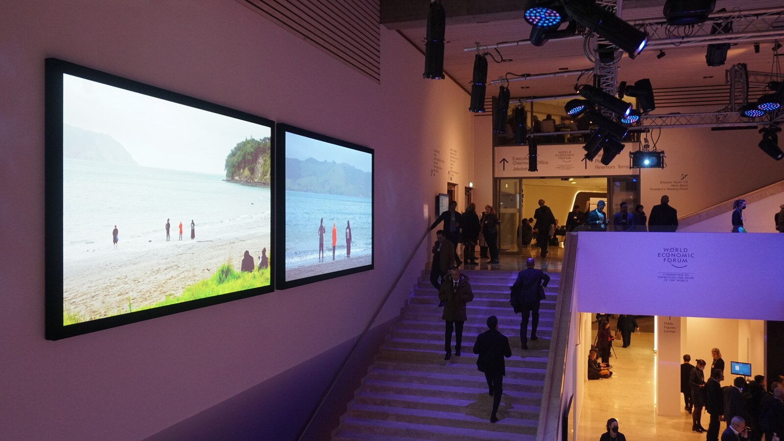 Sarah Cameron Sunde stands in the sea to show sea level rise | World ...