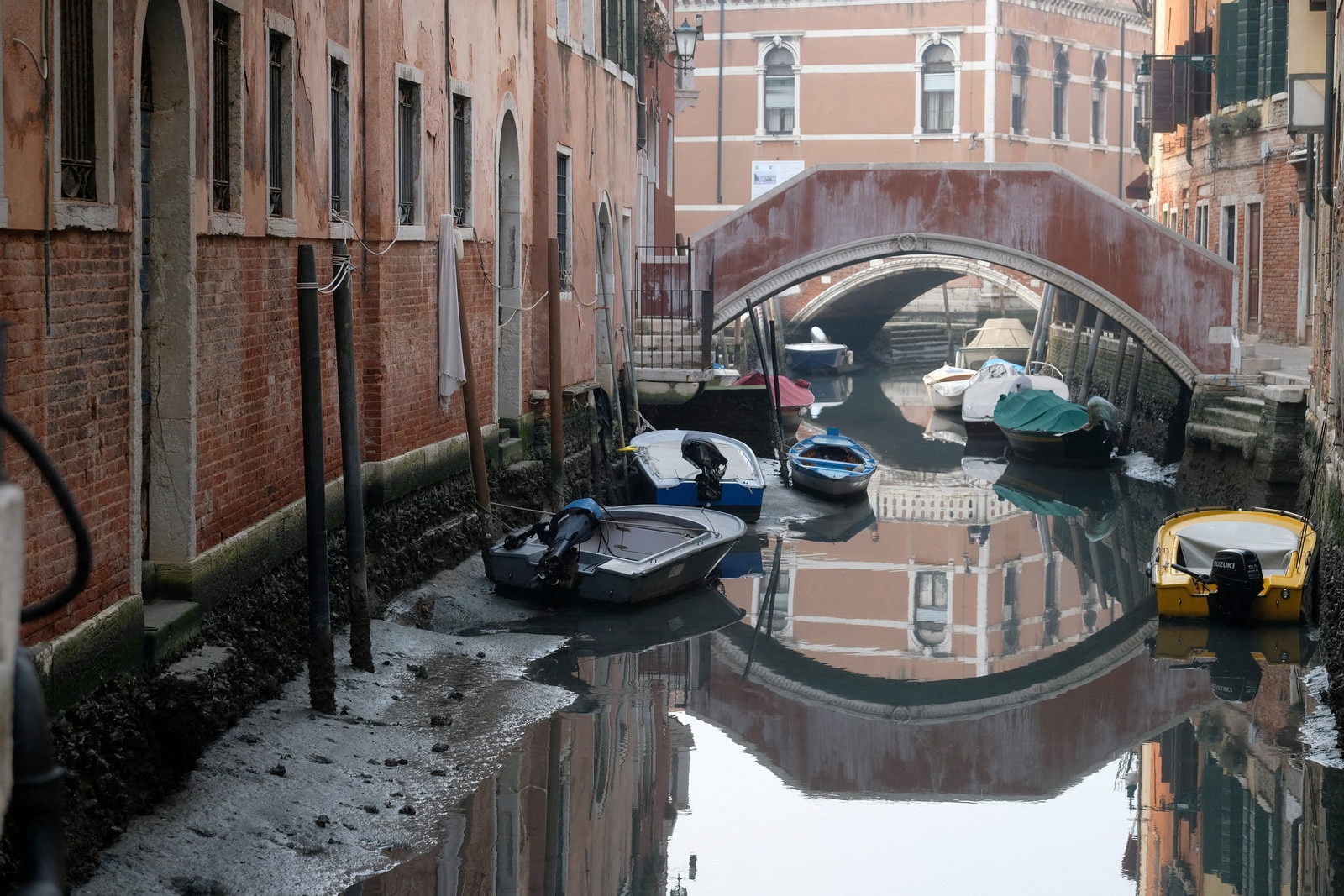 The dry canals in Italy's Venice spell trouble for 2023 | World ...