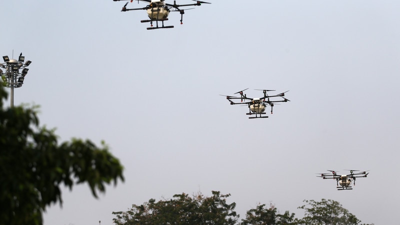 NASA is testing a ‘hive’ of drones to monitor the weather | World ...
