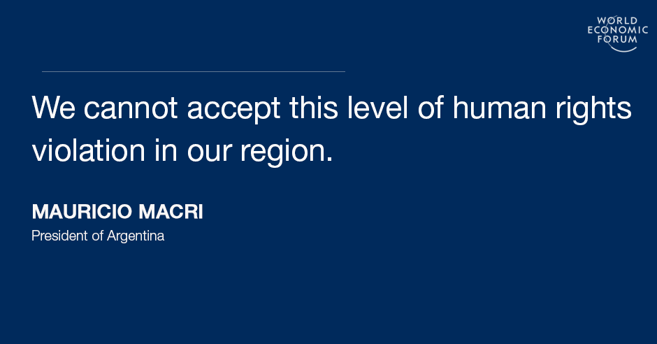 Argentina’s President Macri: Human rights violations in Venezuela are ...