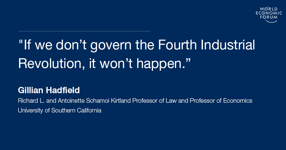 The Fourth Industrial Revolution is here. What laws do we need to make ...