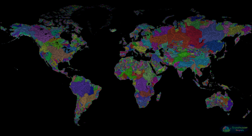 These maps show the world’s rivers in stunning detail | World Economic ...