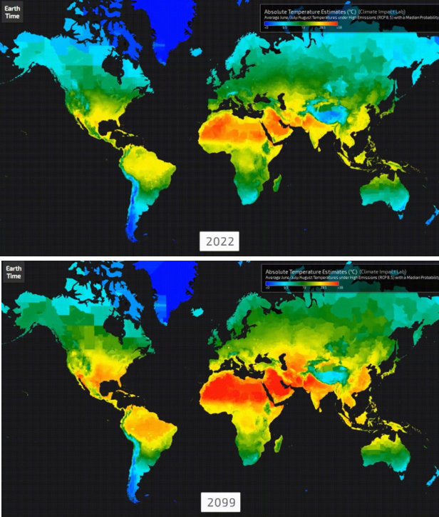 Climate Heat Maps Show How Hot It Could Get for Today’s Tweens > Press ...