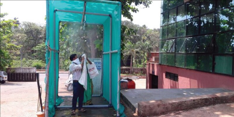 COVID-19 : Sanitizing Walk-through Gates | Foro Económico Mundial