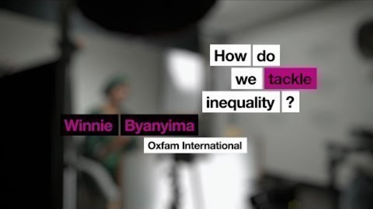How do we tackle inequality? | Winnie Byanyima | World Economic Forum