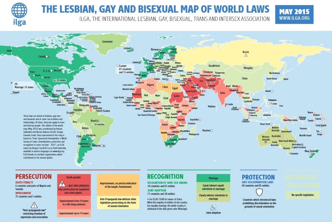 Which countries have the most equal LGBT laws? | World Economic Forum