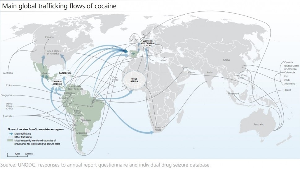 This is how illegal drugs flow around the world | World Economic Forum