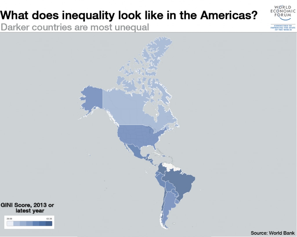 5 maps on the state of global inequality | World Economic Forum