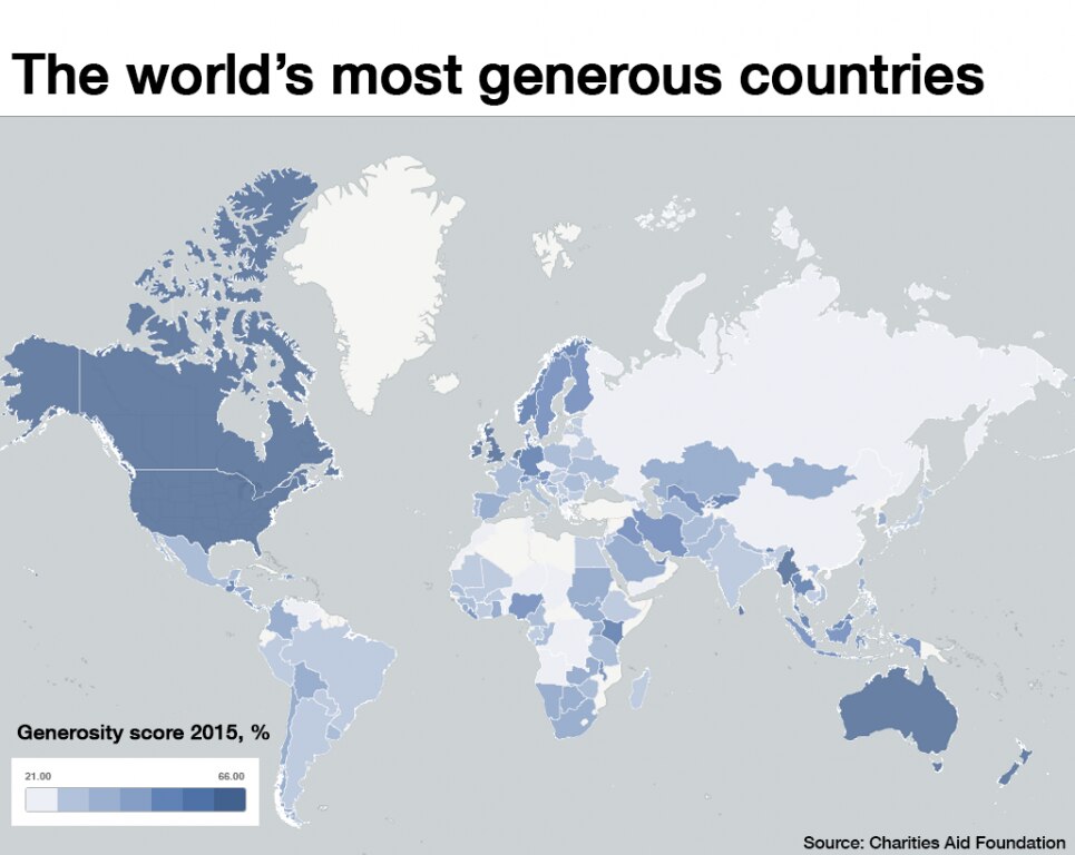 Which is the world’s most generous country? | World Economic Forum