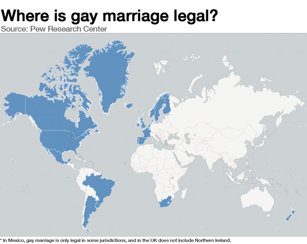 Where is gay marriage legal? | World Economic Forum