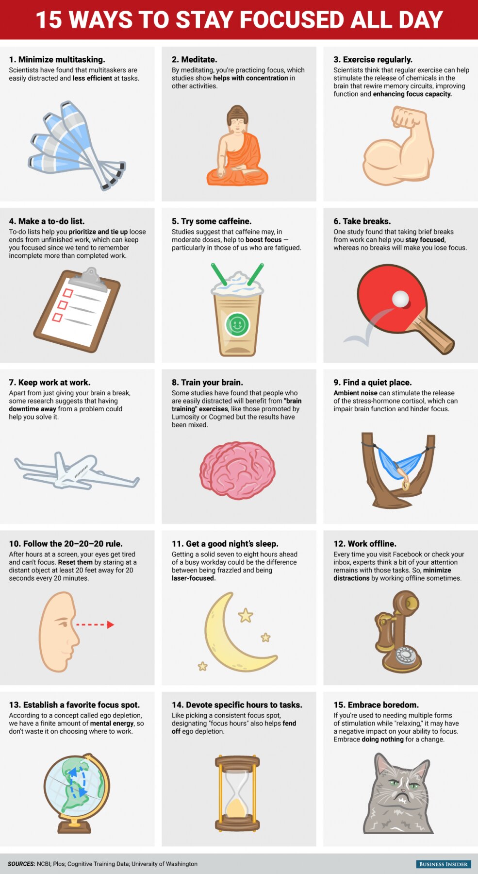 15 ways to stay focused all day | World Economic Forum
